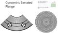 Concentric Serrated Flange Manufacturer & Supplier